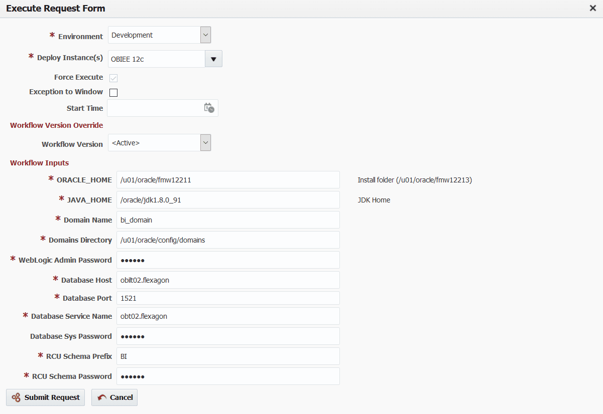 Automate Oracle Bi 12c Domain Creation With Flexdeploy Flexagon