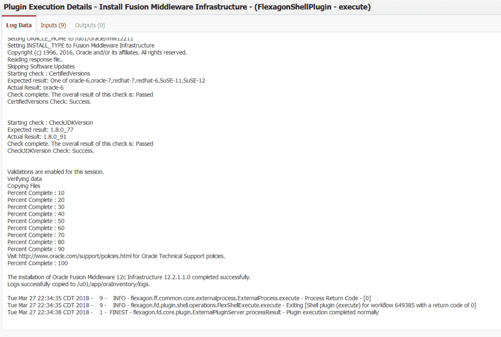 Automate Oracle Bi 12c Installation With Flexdeploy Flexagon 9575