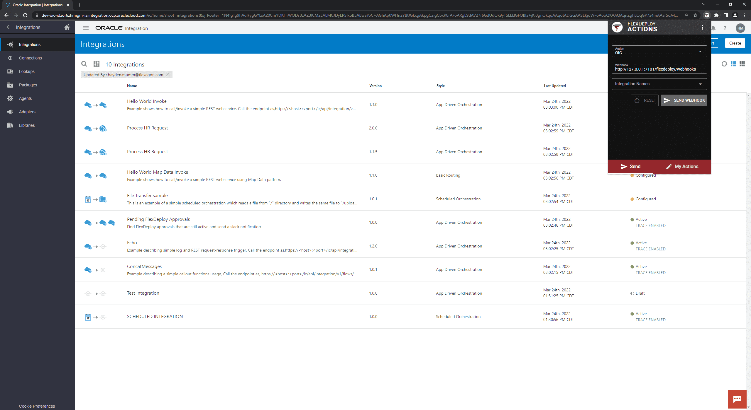 Oracle Integration Cloud Partial Deployments With Flexdeploy Flexagon