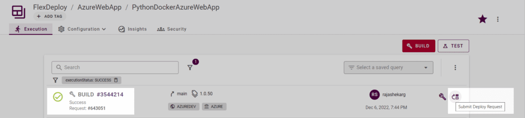 Deploy a Python Docker Image to Azure Web App Using FlexDeploy | Flexagon