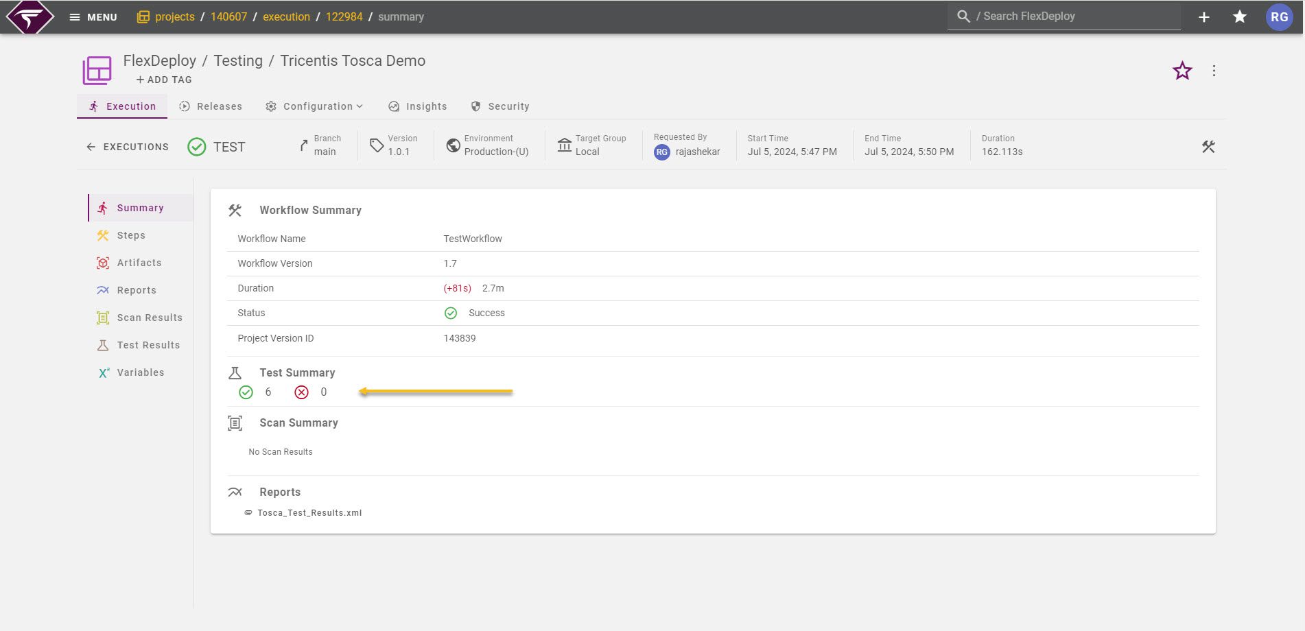 Integrating Tricentis Tosca (DEX) with FlexDeploy for Test Automation ...