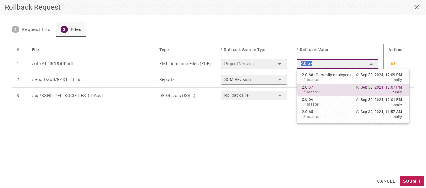 New in FlexDeploy 9.0- Project-Level Rollback | Flexagon